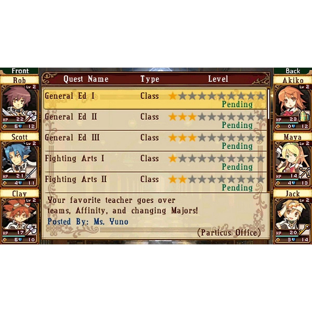 Class of Heroes - Sony PSP