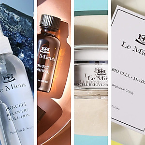 Le Mieux Essence Moisturizer - Peptide-Infused Facial Anti Aging Emulsion with Marine Collagen, Hexapeptide-8 & Hyaluronic Acid Base, Hygrating & Fragrance-Free (4.2 oz / 125 ml)