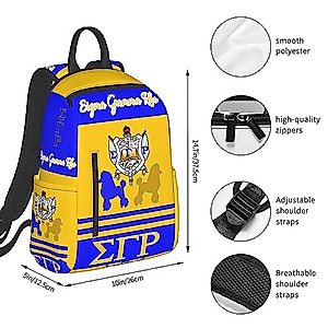 Sigma Gamma Rho Backpack, Lightweight And Versatile Laptop Bag Sister Backpack Gift