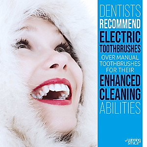 Winning Smile Electric Toothbrush Dental Kit for Adults - Best Sonic Power Cleaning Technology - Rechargeable Electronic Toothbrushes
