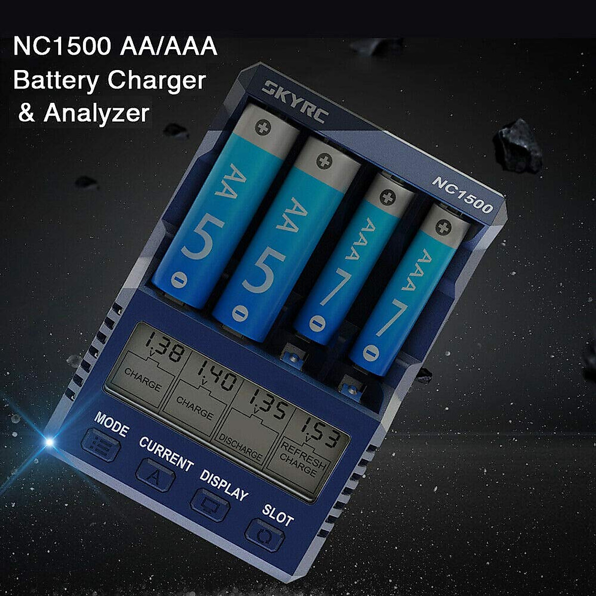 SkyRC NC1500 AA/AAA Battery Charger & Analyzer