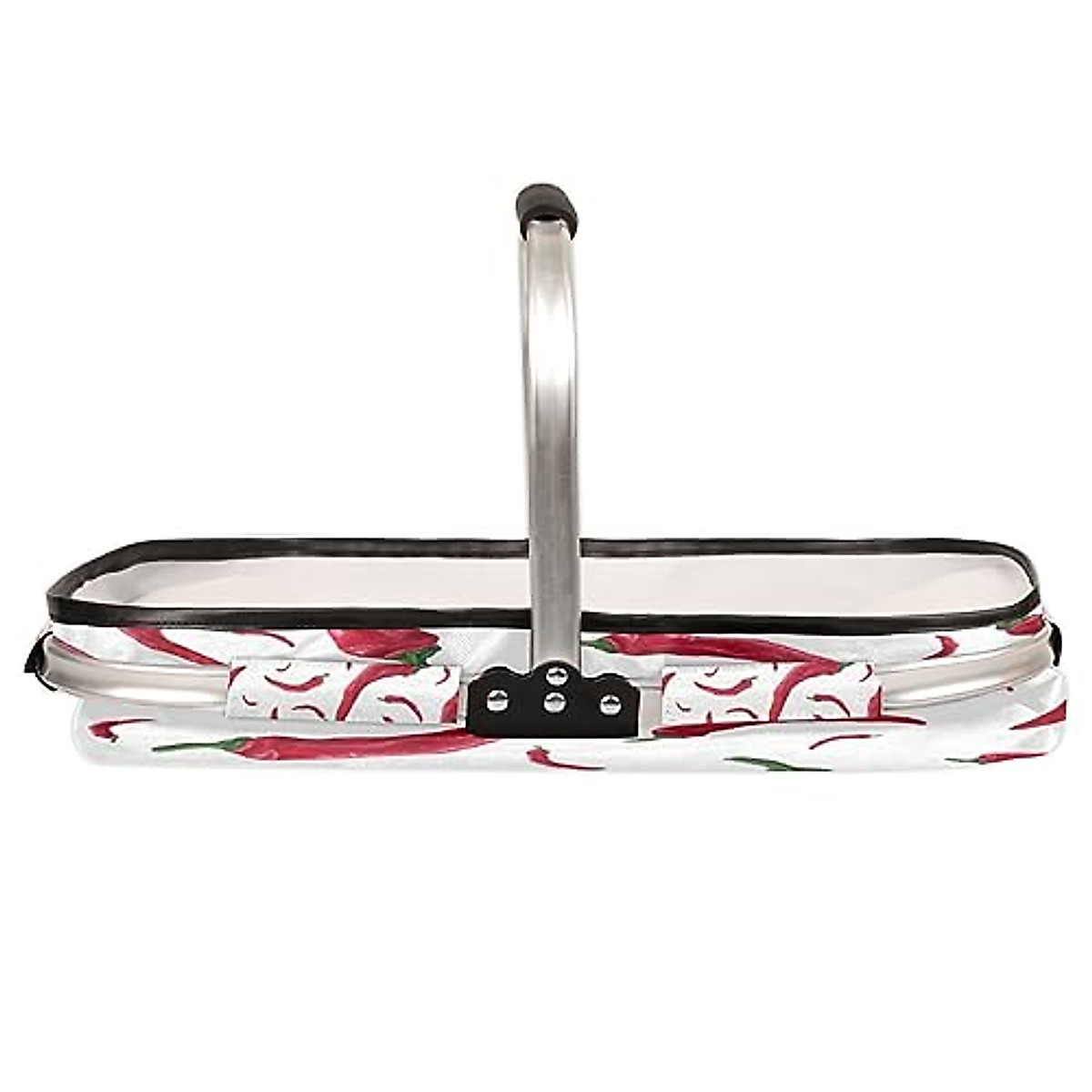 Tavisto Chili Pepper Versatile and Durable Reusable Grocery Tote Bag - Spacious and Foldable with Fun Print Designs - Perfect for Shopping, Picnics, and Storage