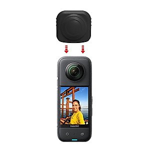 For Insta360 One X2/X3 Anti-Scratch Camera Original Lens Cover Silicone Case for Insta360 One X2/X3 Action Anti-Scratch Camera Accessories Grey (Insta360 One X2/X3, Grey, 549849843) 67)