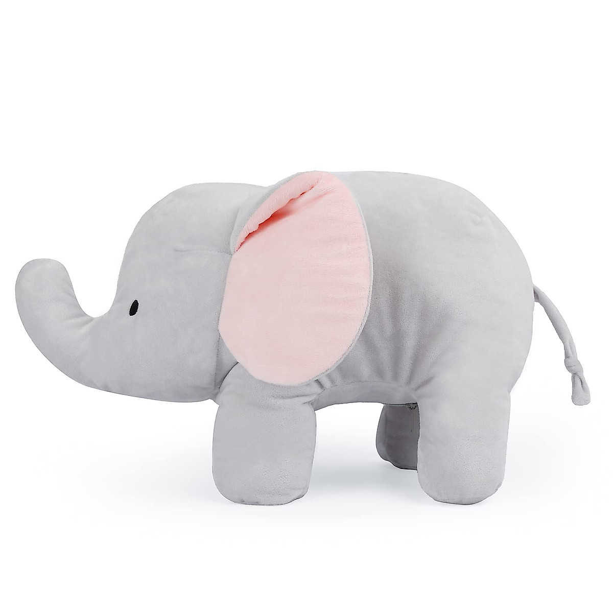 WEIGEDU Elephant Stuffed Animals for Girls Boys Birthday Playmate Gifts- 4 in 1 Plush Toy Mommy Elephant PlaySet with 3 Babies Doll Surprise Toys, 14 inches