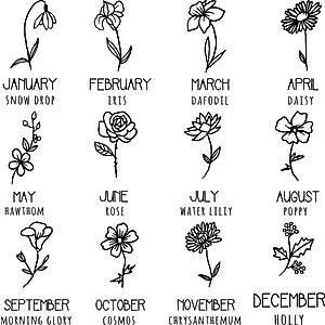 Leather Handmade Bookmarks for Book Lovers Women and Men, Personalized Birth Month Flower Bookmark, Custom Leather Bookmark,