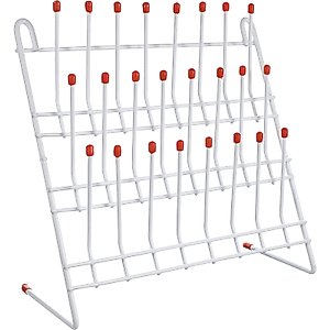 Baluue Test Tube Rack Laboratory Drying Rack Lab Glassware Drying Draining Rack Desk Top Lab Supply Cleaning Equipment for Education or Lab Science Use