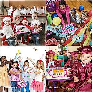 Kids Tablet 7 inch Tablet for Kids 64GB Toddler Tablet with Case Software Installed, Kids Learning Tablet with WiFi for Boys Girls, Android Tablet with Dual Camera Parental Control YouTube Netflix