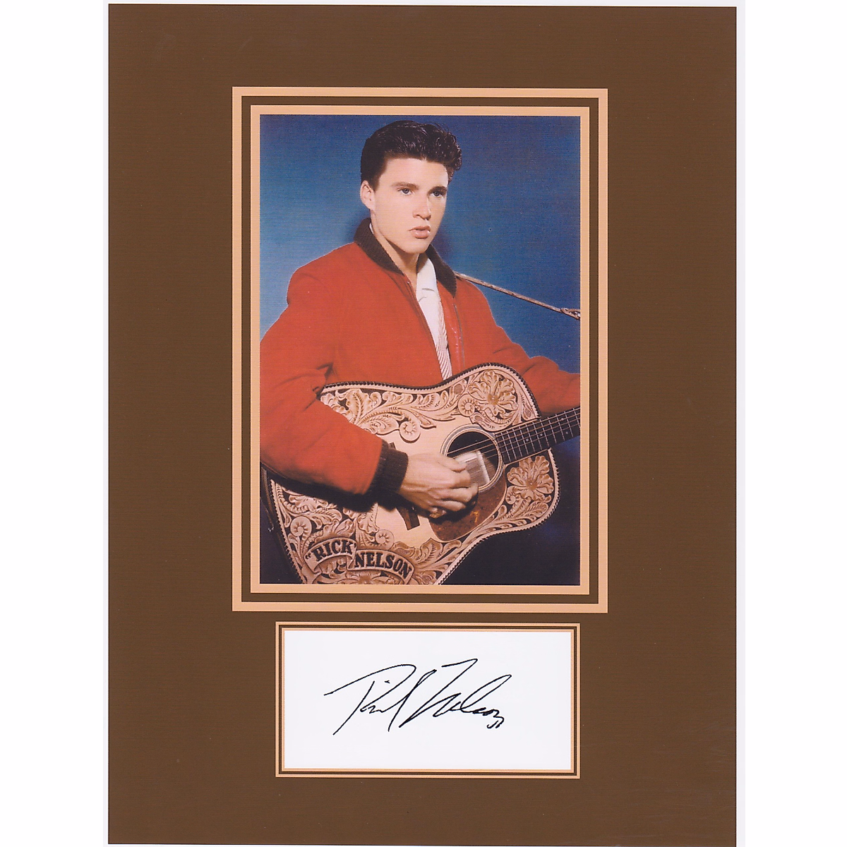 Kirkland Ricky Nelson 8 X 10 Autograph Photo on Glossy Photo Paper