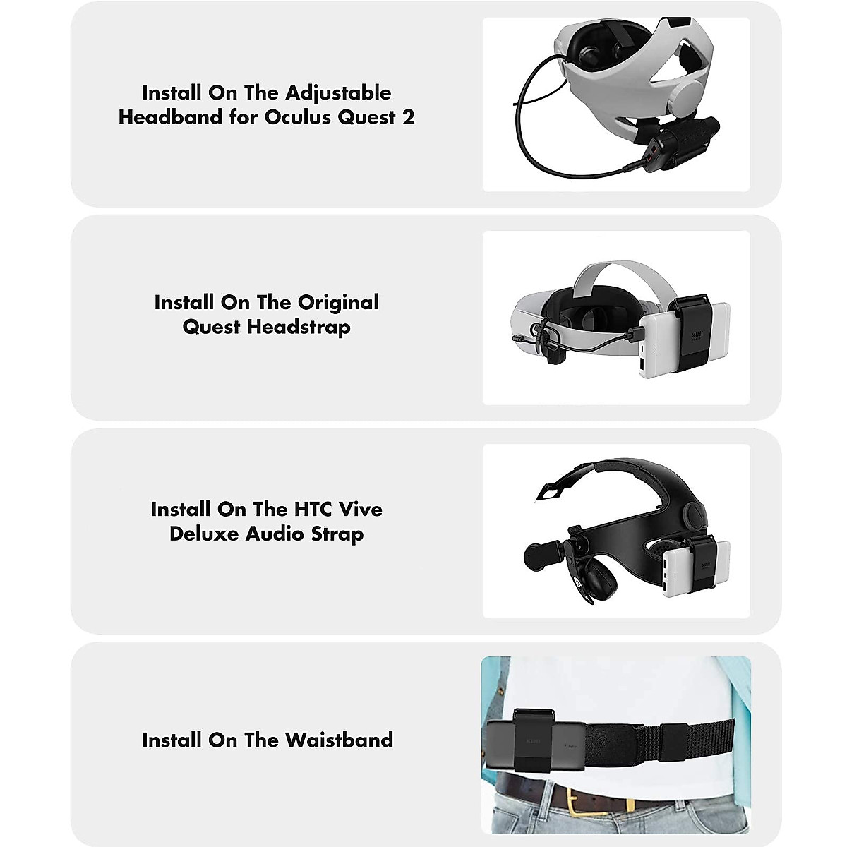 KIWI design Silicone Controller Grips Cover and Battery Strap Accessories