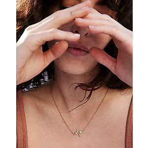 Bryan Anthonys There in a Heartbeat 14k Gold Necklace for Women, Pendant, Adjustable Length