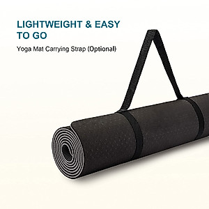 Custom Yoga Mat for Women & Men 2mm Non Slip Suede Eco Friendly Exercise Yoga Mat 72''x24'' 0.08 Inch Thick Yoga Theme Birthday Gift for Women Men Instructor (1 Image for Whole Area)