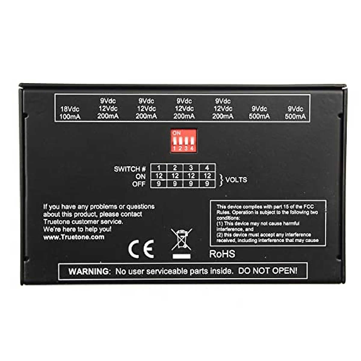 Truetone 1 SPOT PRO CS7 7-output Isolated Guitar Pedal Power Supply