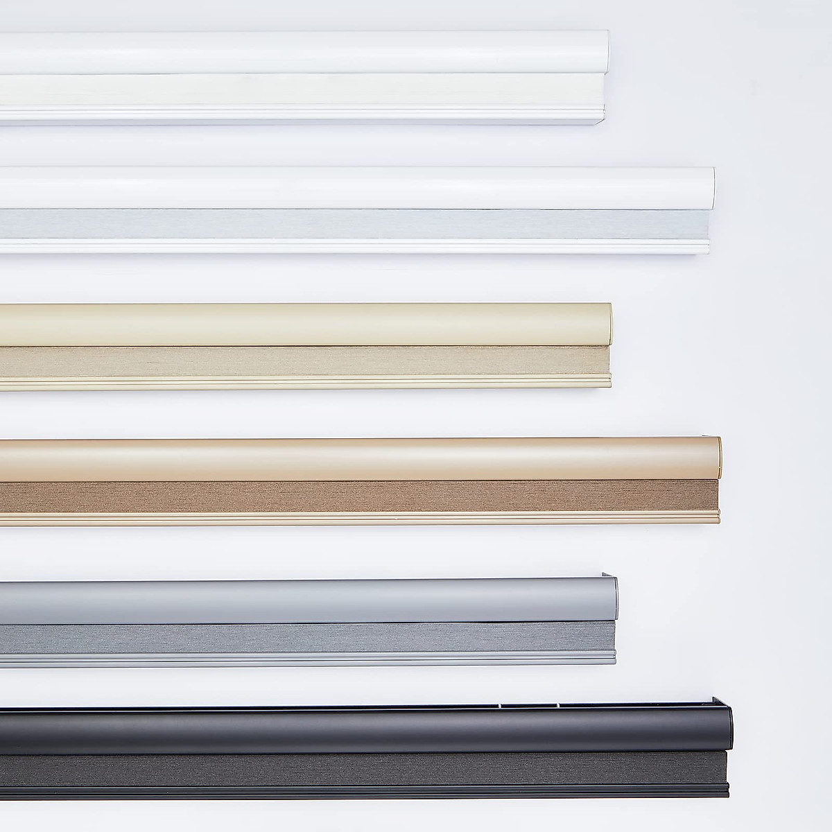 Persilux Custom Blackout Cellular Shades, Window Blinds, Honeycomb Blinds for Windows (White, 36" W x 48" H) Cordless Window Shades for Home Room Darkening Cellular Blinds Door Blinds