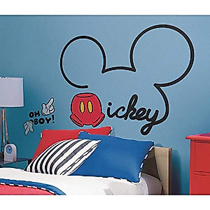 RoomMates RMK2560GM Disney All About Mickey Mouse Peel and Stick Wall Decals