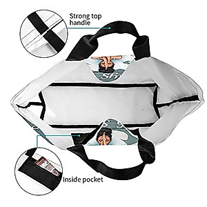 Tote Bag for Women Shoulder Handbag Fashion Woman Tote Bag Shoulder Handbag Black Queen Girl Tote Bag Shoulder Handbag