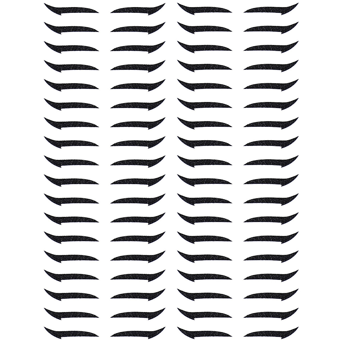 Maitys 36 Pairs Black Glitter Eyeliner Stickers, Instant Sticky Eye Makeup, Waterproof, Suitable for Parties, Nightclubs, Halloween, Stylish, Easy to Use