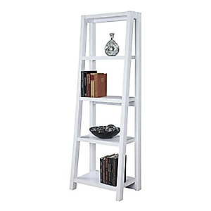 Convenience Concepts Newport Lilly Bookcase, White