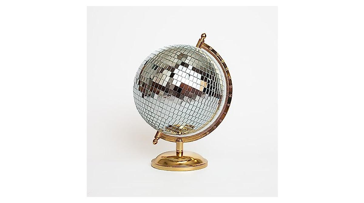 ALARA Designs Disco Ball – Unique Disco Ball Décor Globe – Luxurious Light Reflecting Desk Globe ...