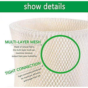 Lxiyu 4-Pack Replacement for Emerson MAF2 Moist air Wicking Humidifier Filter Designed to Compatible with Emerson Part # MAF2 & Kenmore Part # 15508, Noma Part #EF2.