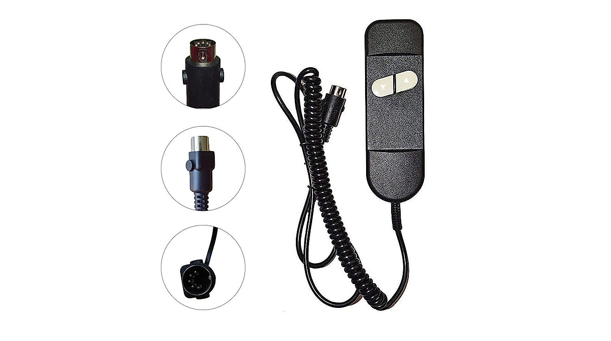 Power Recliner Remote Replacement - 2 Button 5 Pin Hand Controller