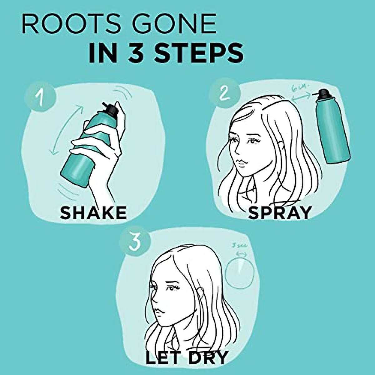 L'Oreal Paris Magic Root Cover Up Gray Concealer Spray Light to Medium Blonde 2 oz.(Packaging May Vary)