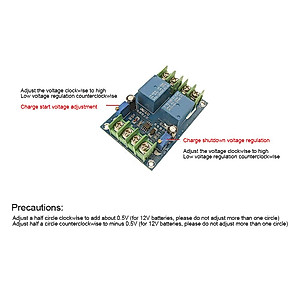 DC 12V 10A Automatic Power Switching Module, Backup Battery Switching Module, Emergency Power Supply Charging Controller
