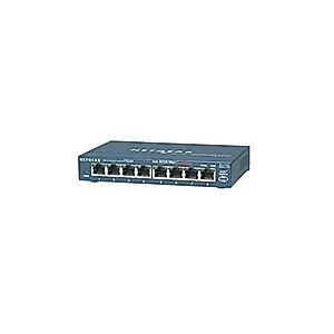 Netgear ProSafe FS108PNA 8-Port 10/100 Fast Ethernet Switch with 4 Power Over Ethernet Ports (PoE)