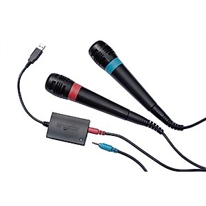 Pair Of SingStar Wired Microphones (PS2/PS3)