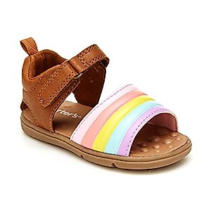 Carter's Every Step Girls Harlee Sandal, Multi, 4 Toddler