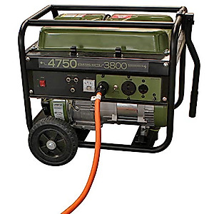 AC WORKS L14-30 30Amp 4-Prong Locking Generator Distribution Cord (1.5FT L14-30 to Four 15/20A Household)