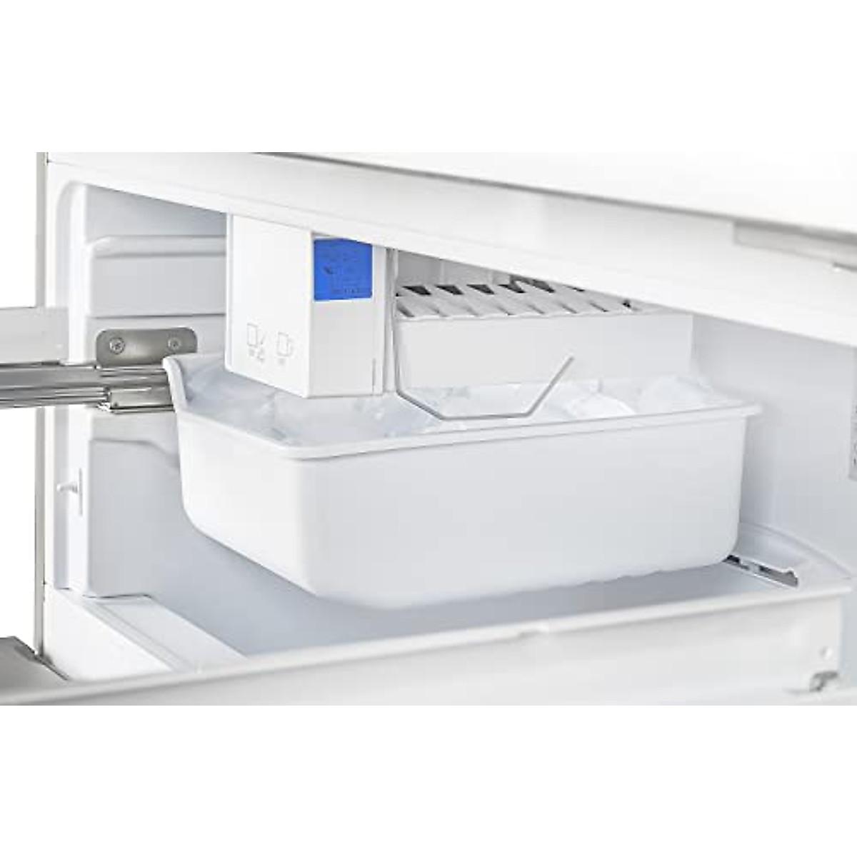 Forno 30" Inch w. French Door Refrigerator with Bottom Freezer and 17.5Cu. Ft. Total Capacity - Stainless Steel No Frost Fridge with Adjustable Glass Shelves and Child Safety Lock