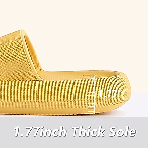 Menore Cloud Slippers for Women and Men Quick Drying, EVA Open Toe Soft Slippers, Non-Slip Soft Shower Spa Bath Pool Gym House Sandals for Indoor & Outdoor