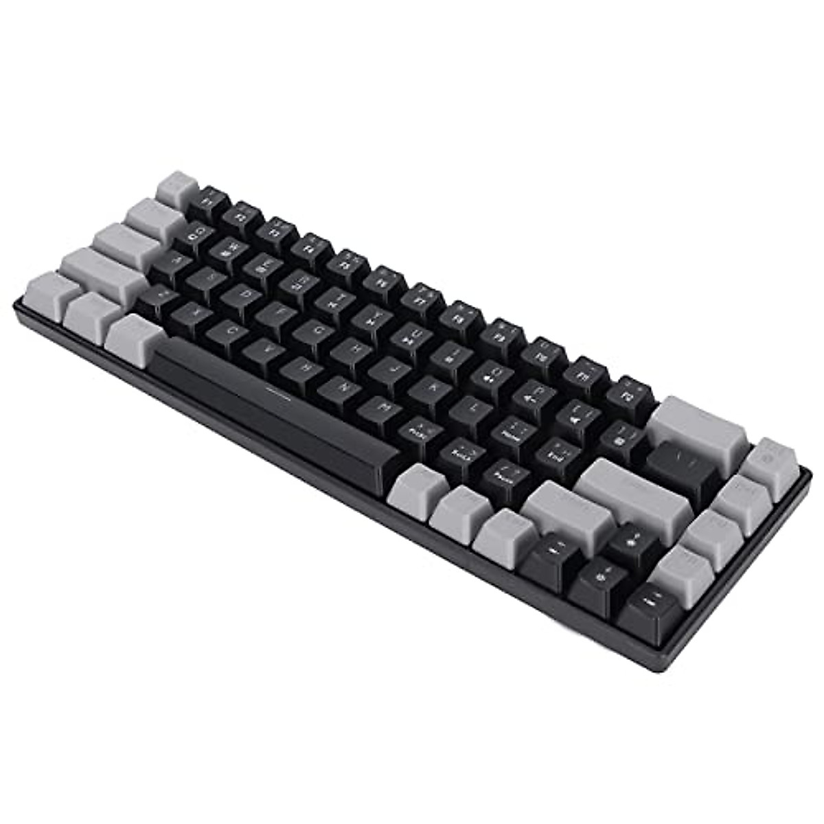 Mechanical Keyboard,68‑Key RGB Backlit Gaming Mechanical Keyboard,Support 20 Kinds of Super Dazzling Led Light Effects,Plug and Play,for General Desktop and Notebook Computers(Black (Green Shaft))
