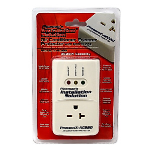 2 Pack AC 220v Surge Brownout Voltage Protector 3600 Watts Freezer (New Model)