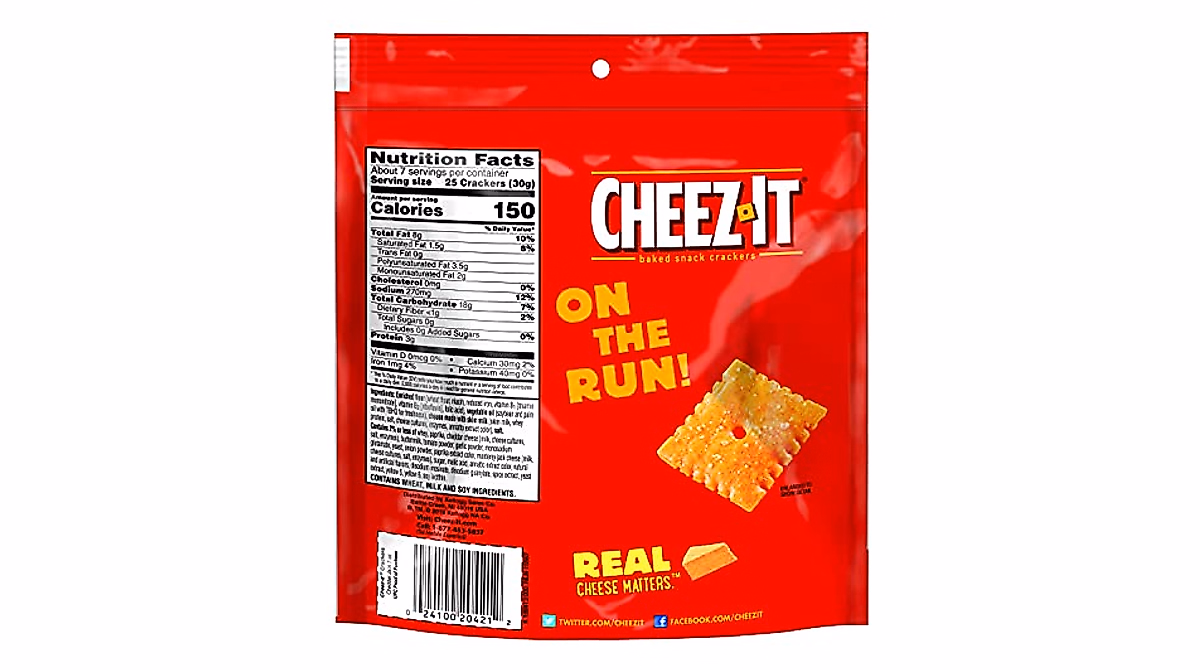 Cheez-It Cheddar Jack Crackers | Baked Snack with Real Cheese