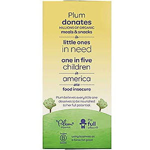 Plum Organics Applesauce, Strawberry & Banana, 3.17 Oz, 4 Ct