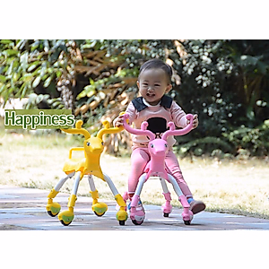 Voyage Sports Toddler Balance Bike for 1+ Year Olds, Ride On Toys for Preschool Kids, Baby Walker for Toddler Girls and Boys Ages 1-3 Years, Learning Walker, First Birthday Gifts (Orange Reindeer)