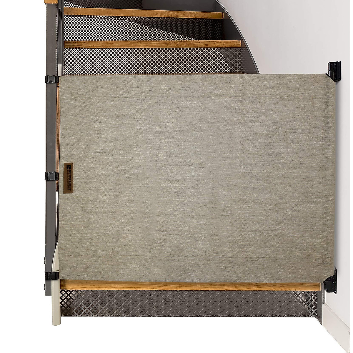 The Stair Barrier Baby and Pet Gate: Banister to Wall Baby Gate - Safety Gates for Kids or Dogs - Fabric Baby Gate for Stairs with Banisters- 36" - 43" Wide, 32" Height - Made in The USA, New 2029