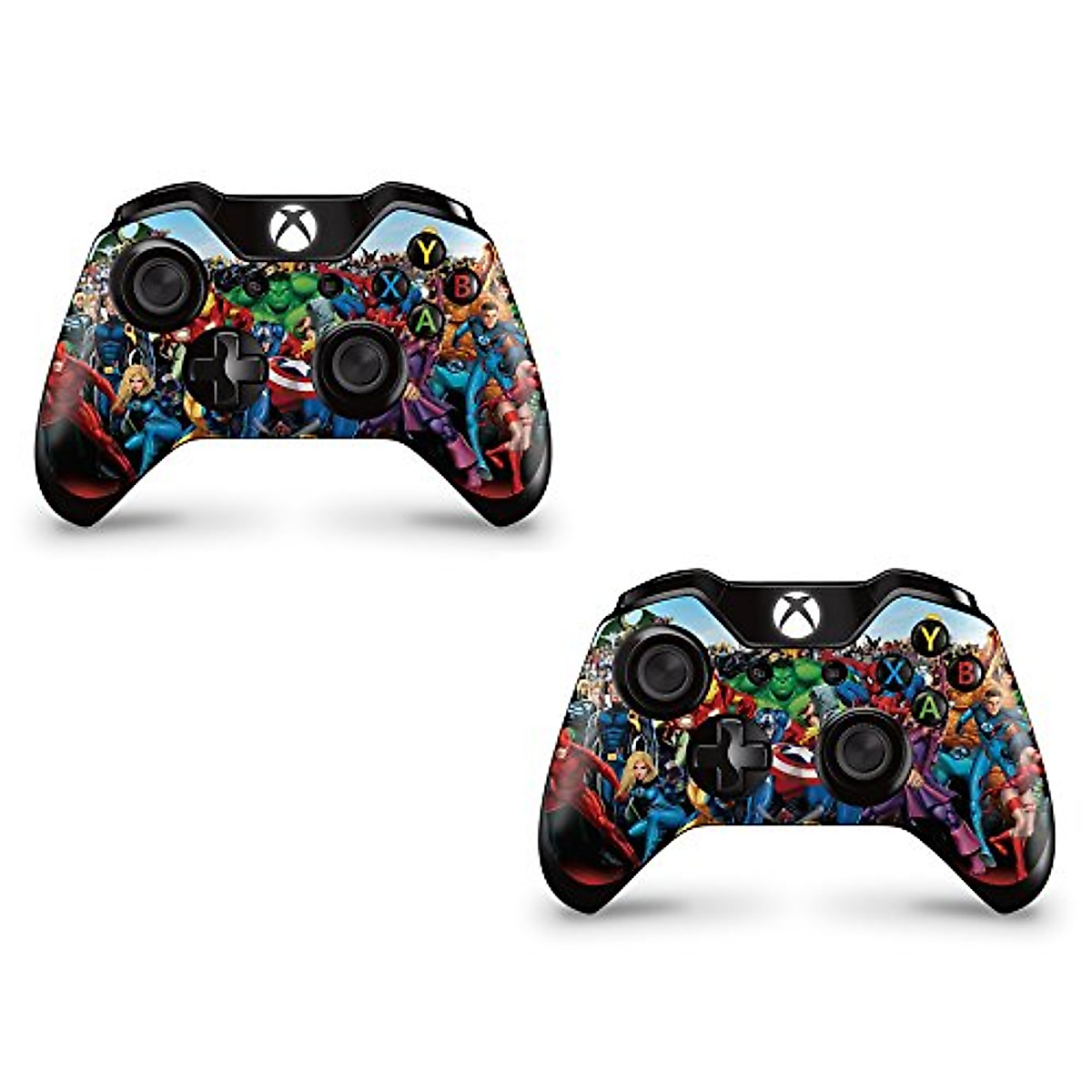 giZmoZ n gadgetZ Superhero Skins for Xbox One Console Decal Vinal Sticker + 2 Controller Set