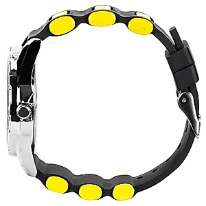 Accutime Kids Pokemon Pikachu Analog Quartz Wrist Watch with Black & Yellow Strap, Cool Inexpensive Gift & Party Favor for Boys, Girls, Adults All Ages (Model: POK9056AZ)