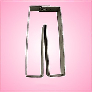 Pants Cookie Cutter 3.5 inches tall, 2 inches wide