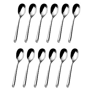 Towle Living Wave Stainless Steel Teaspoon (Set of Twelve)