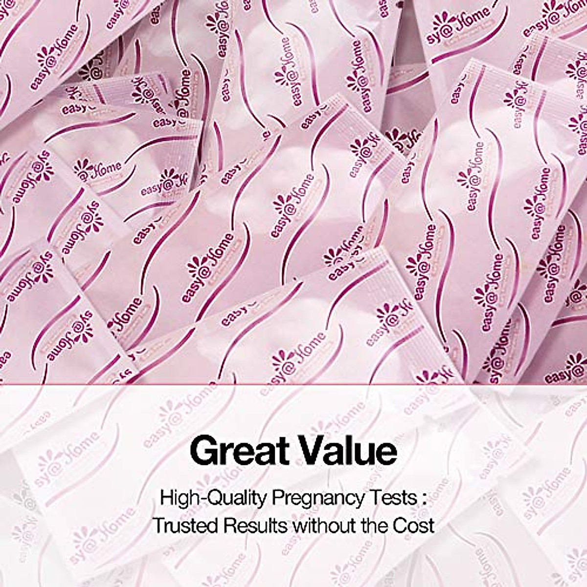 Easy@Home Pregnancy Test Strips: Early Detection hCG Tests 25 Pack, EXP 11-30-2023 EZW1-S-25