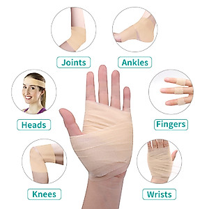 Dimora White Athletic Tapel and Pre-wrap Tape - No Sticky Residue, Easy Tear Athletic Tapes & Wraps, Gymnastics Tape for Athletes, Customizable Support and Skin-Friendly Comfort