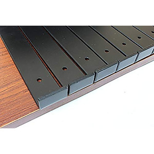 8 Pack - 9.25"L x 6"H x 1.5"W J Lip Shelf Bracket Rustic Industrial Farmhouse Iron Metal Wall Floating Shelf Bracket Metal Shelf Bracket, Industrial Shelf Bracket, Shelf Supports with Screws