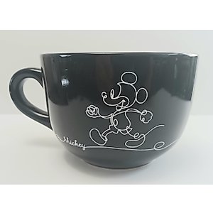 Disney Mickey Linear Black Soup Mug