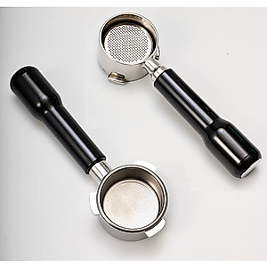 51mm Bottomless Portafilter, 51mm Bottomless Naked Portafilter Compatible with 51mm Delonghi EC0680, EC0685, SMEG & EUPA Coffee Machines(Filter Basket Included)