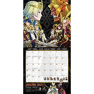 Fire Emblem 16-Month September 2022–December 2023 Wall Calendar