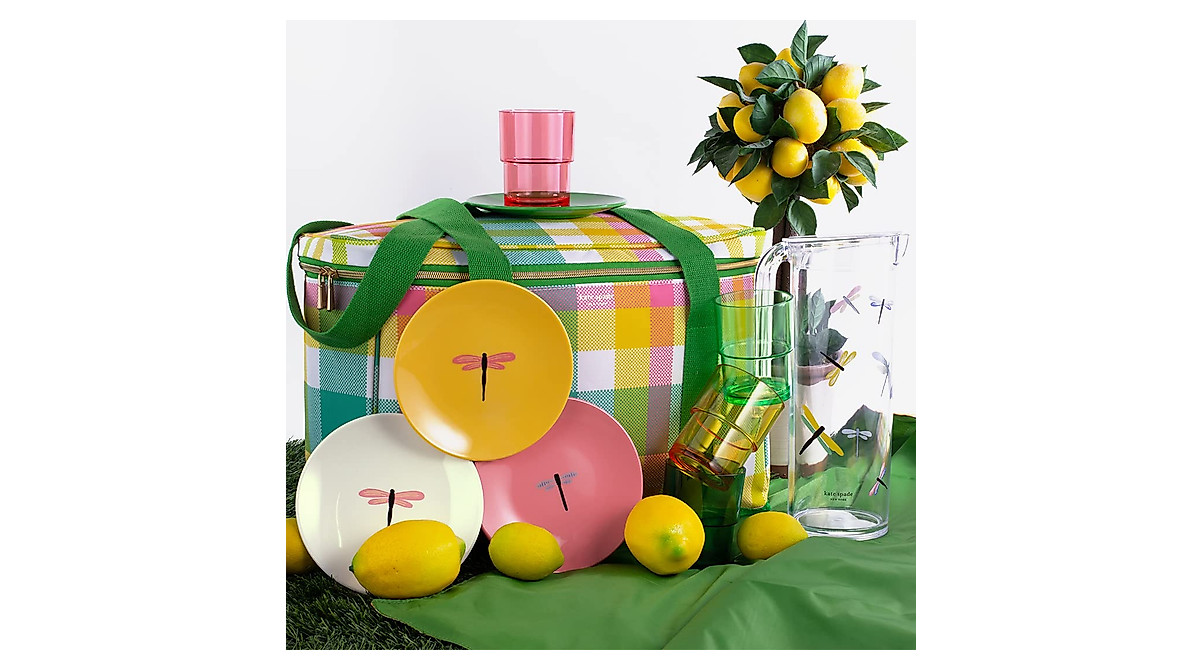 Kate Spade New York Nesting Pitcher Set with Water Pitcher and 4 ...