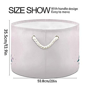 Large Storage Basket for Toys Cute Swan Storage Bin Box Kids Laundry Hamper for Nursery Clothes, Toys, Books, Home Decor